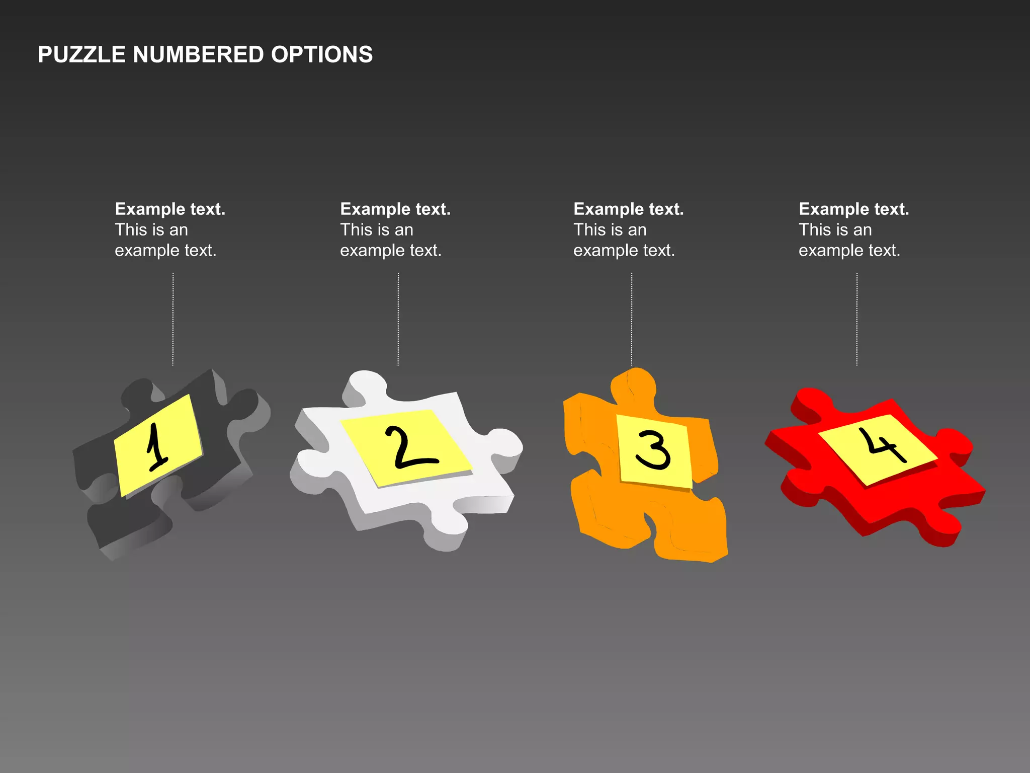 Numbered Puzzles Diagrams | PPT