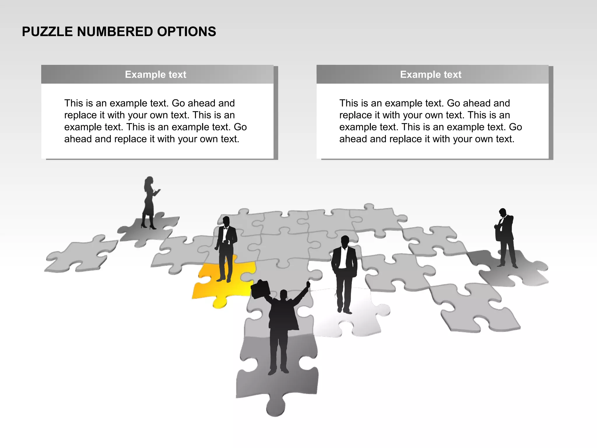 Numbered Puzzles Diagrams | PPT