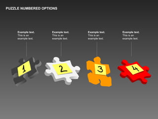 Numbered Puzzles Diagrams | PPT