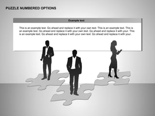 Numbered Puzzles Diagrams | PPT