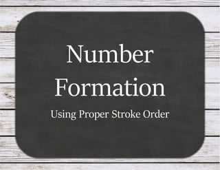 Number Formation | PPT