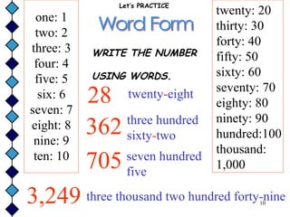 Forms of the numbers | PPT