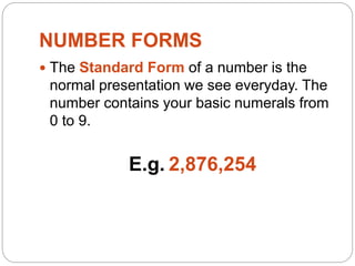 Grade 6 Mathematics: Number Forms | PPTX