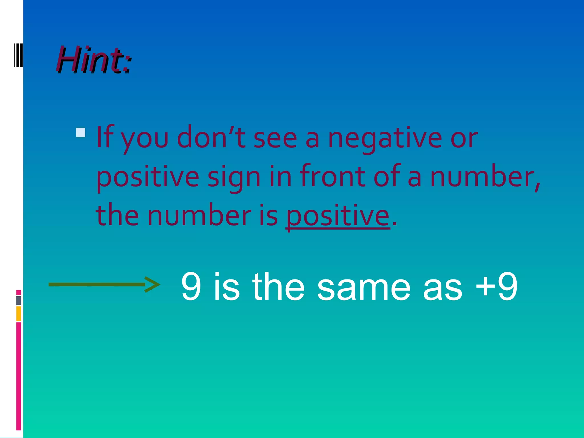 Numberline notes | PPT