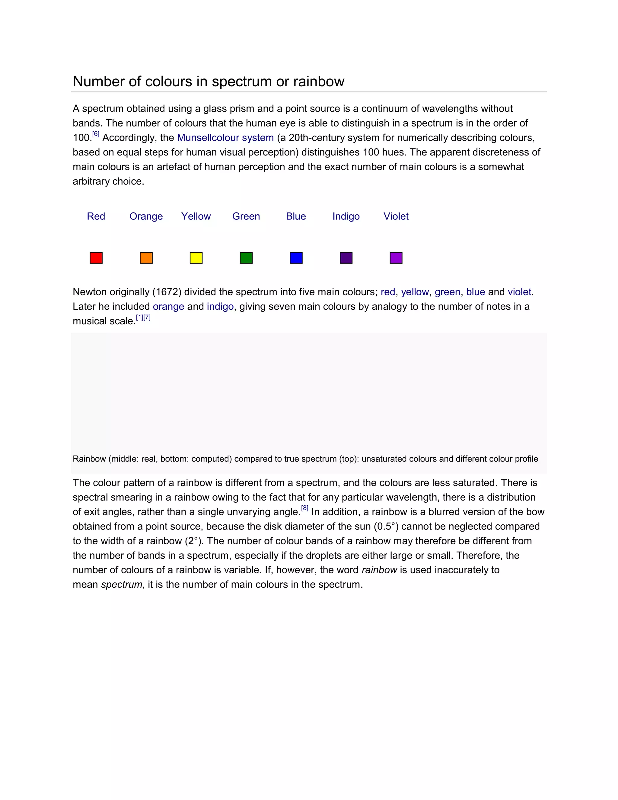 7 colors of RAINBOW | DOCX