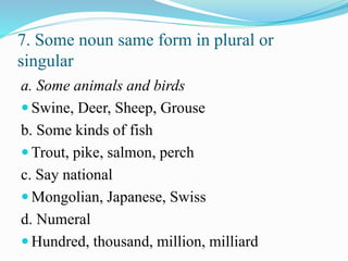 Number of the noun- Нэр үгийн тоо | PPTX | Dogs | Pets