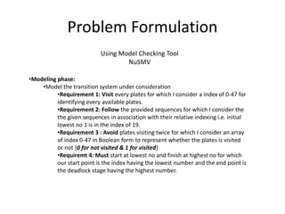 Puzzle Solving Using Model Checking | PPTX
