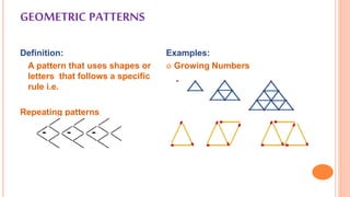 Number patterns | PPTX