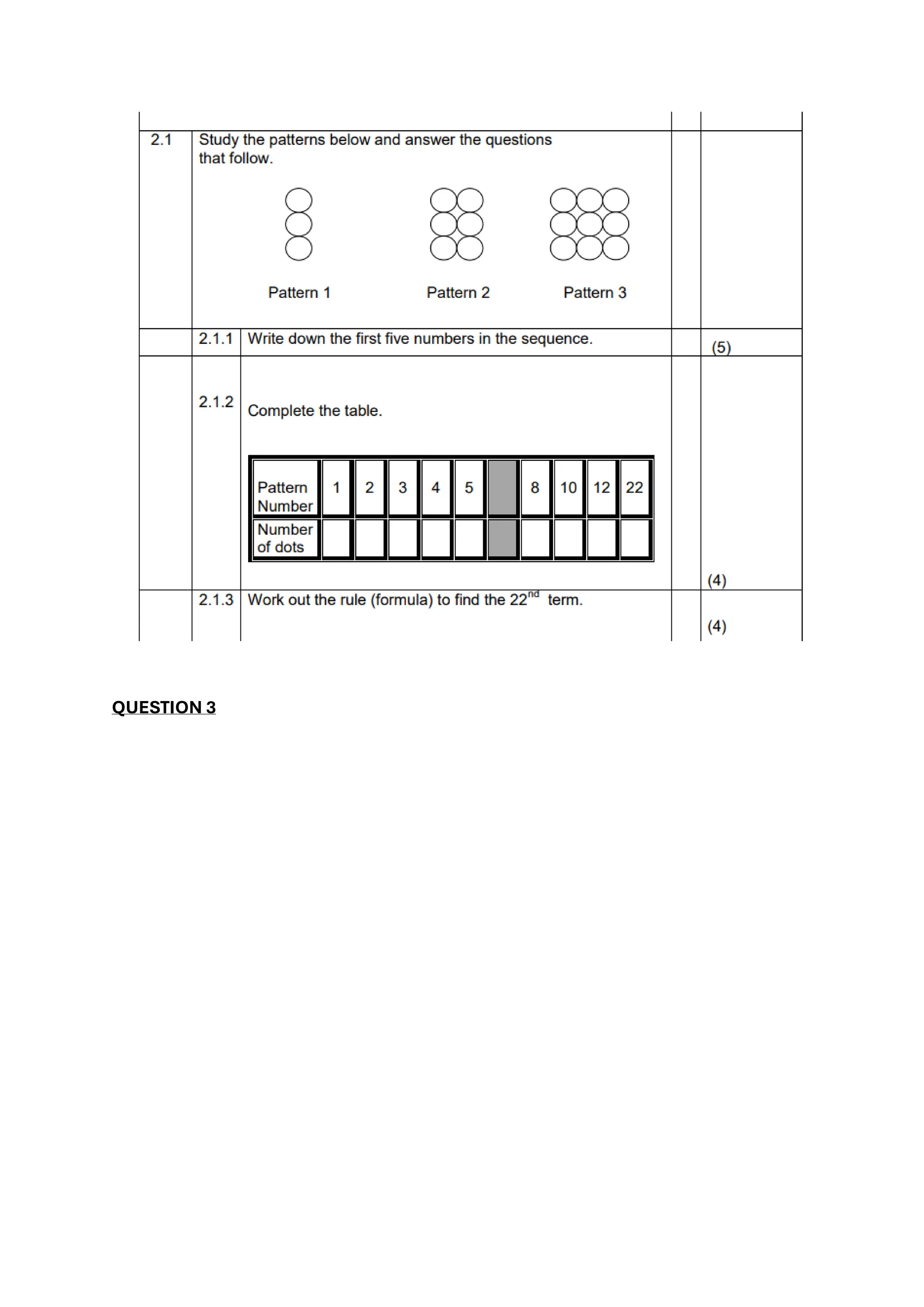 GRADE 8 MATHEMATICS NUMBER PATTERNS PRACTICE QUESTIONS.pdf