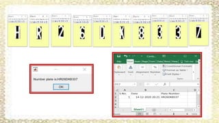 Automatic Car Number Plate Detection and Recognition using MATLAB | PPTX