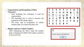Automatic Car Number Plate Detection and Recognition using MATLAB | PPTX