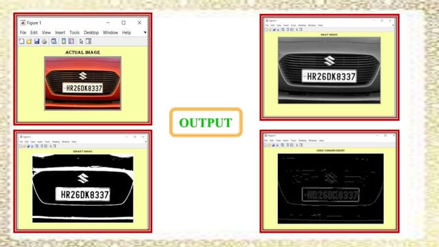 Automatic Car Number Plate Detection and Recognition using MATLAB | PPTX | Auto Type | Automotive