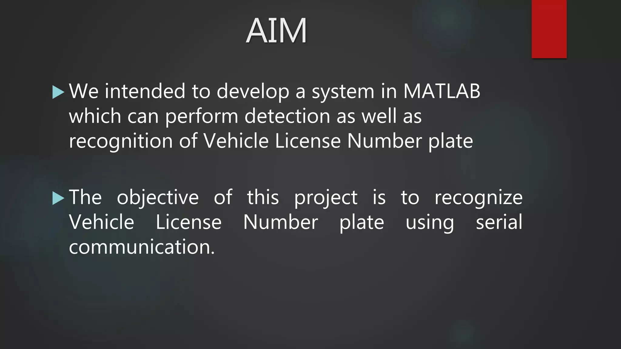 Number plate recogition | PPTX