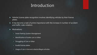 Number plate recogition | PPTX