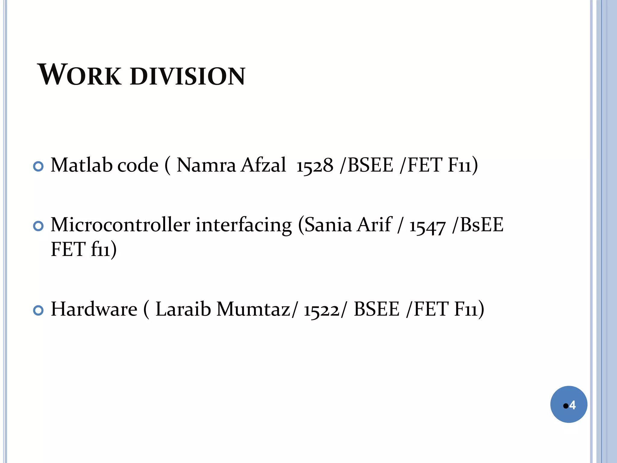 Number Plate Recognition System Using Matlab Pptx