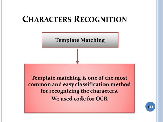 Number Plate Recognition System Using Matlab Ppt