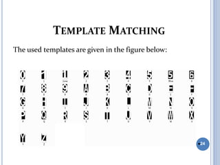Number plate recognition system using matlab. | PPTX