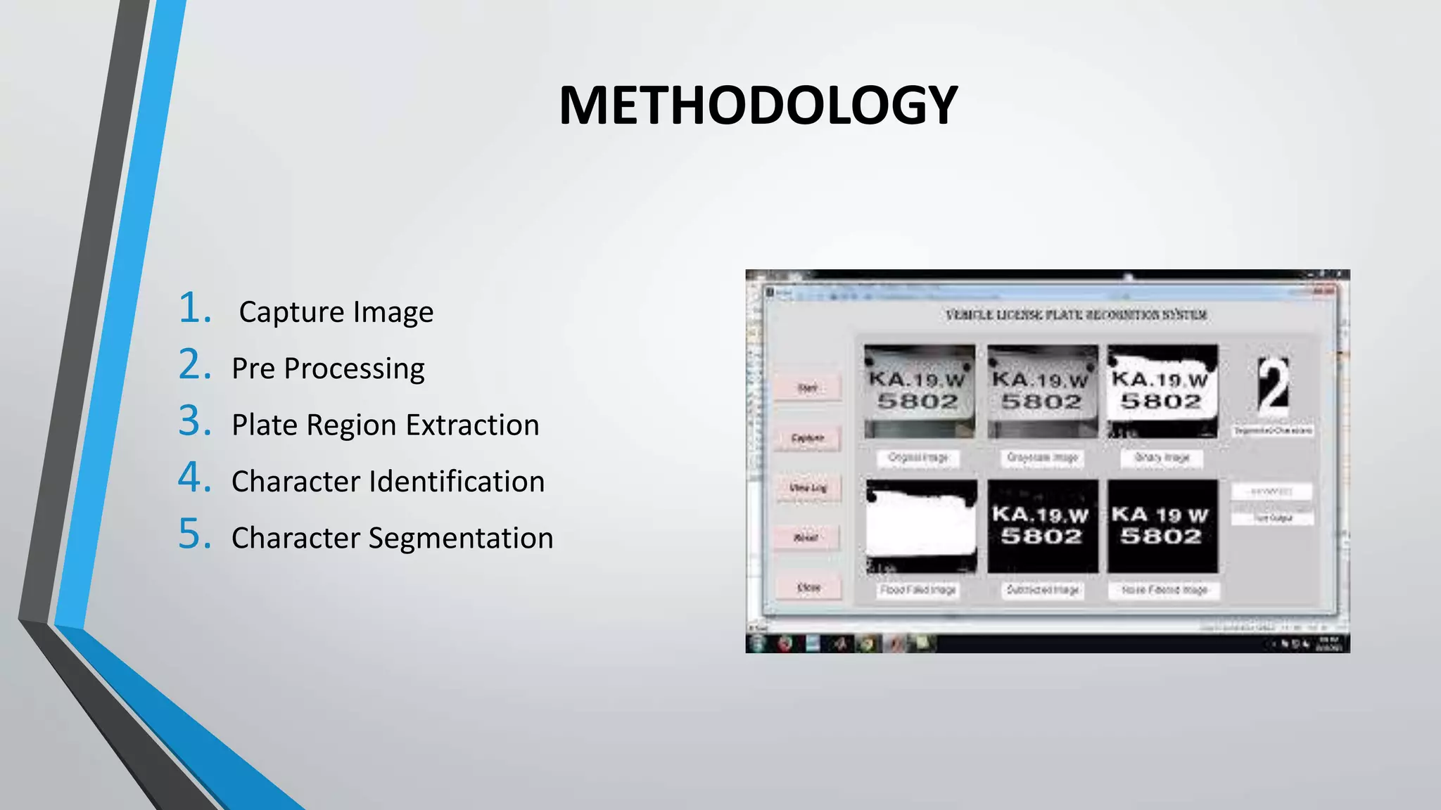 Number plate recognition using matlab | PPTX