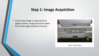 Number plate recognition using matlab | PPTX