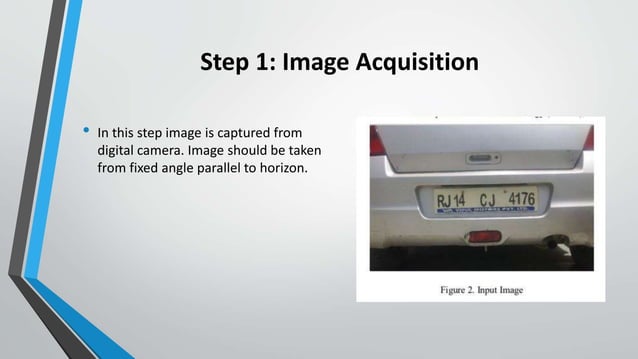 Number plate recognition using matlab | PPTX