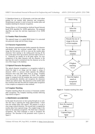 Number plate recognition using ocr technique | PDF