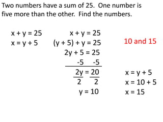 Number problems | PPTX