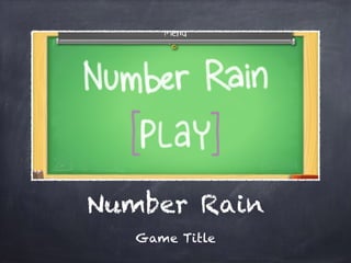 Number Rain | PPT