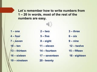 Reading Numbers | PPT