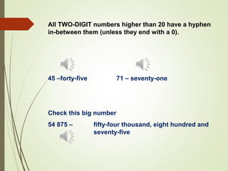 Reading Numbers | PPT