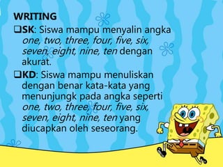 Numbers ( Angka Dalam Bahasa Inggris ) | PPTX