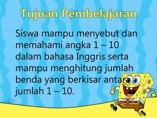 Numbers ( Angka Dalam Bahasa Inggris ) | PPTX