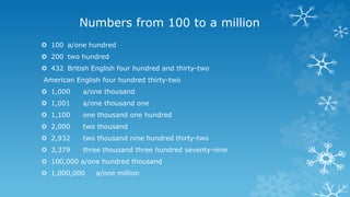 Cardinal and Ordinal Numbers | PPTX