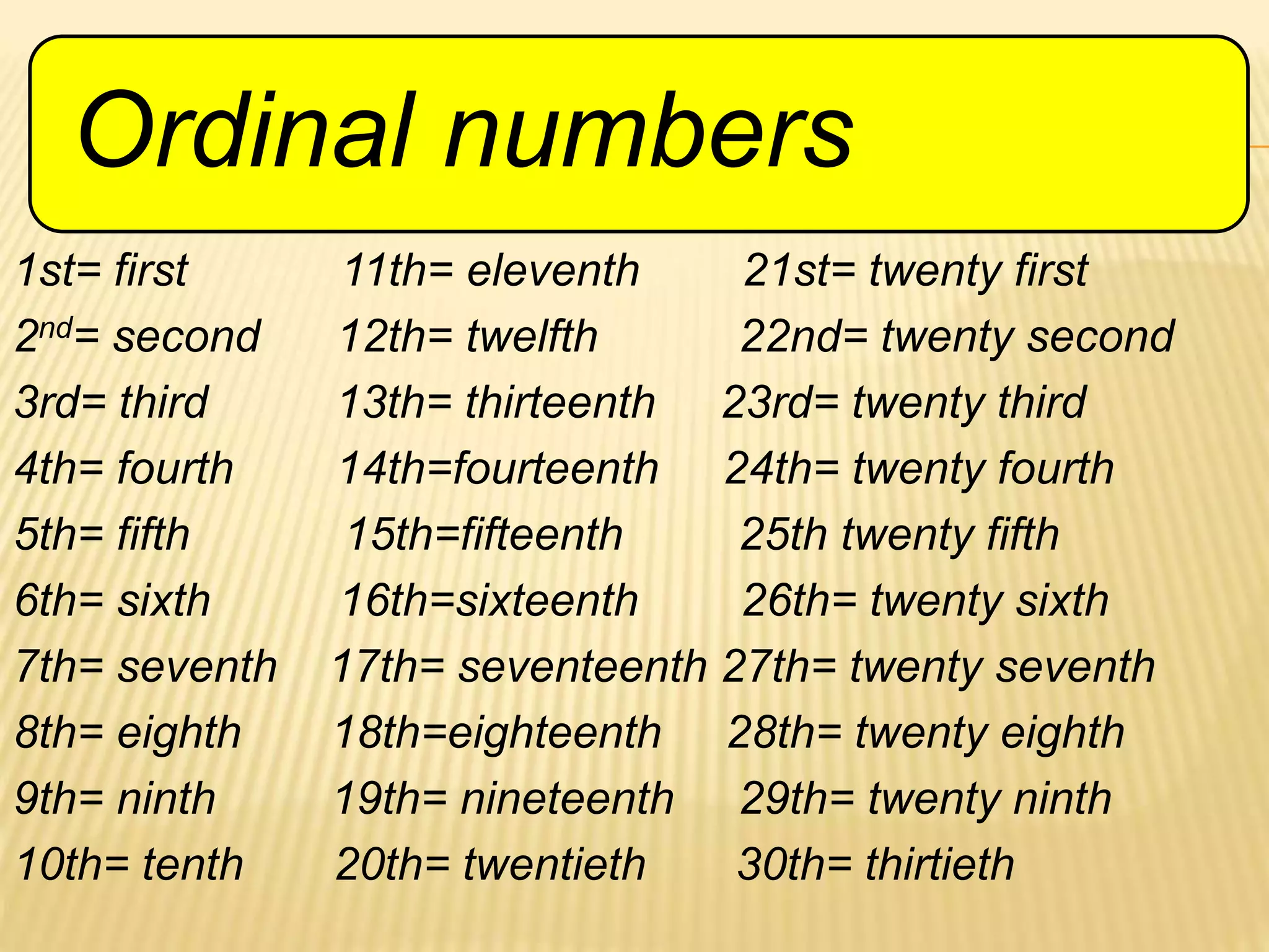 Numbers | PPT