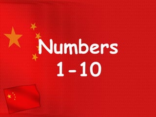Chinese Numbers lesson 1 | PPT