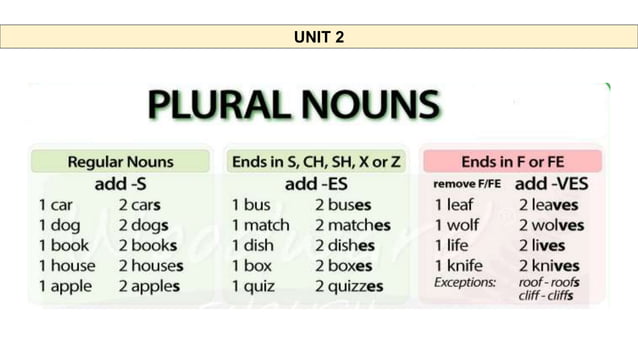 Numbers - Plural nouns - Present Perfect Tense.pptx