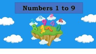 Number concept 1-9 in English and Dhivehi | PPT