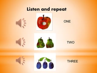 Numbers: The very hungry Caterpillar | PPT