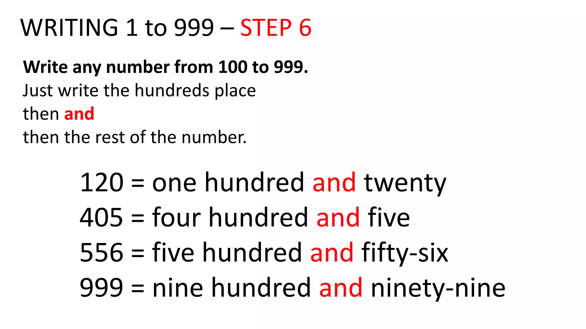 Numbers-to-words-explanation.pptx | Programming Languages | Computing