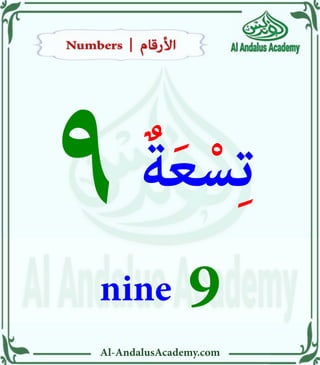 numbers in Arabic | PDF