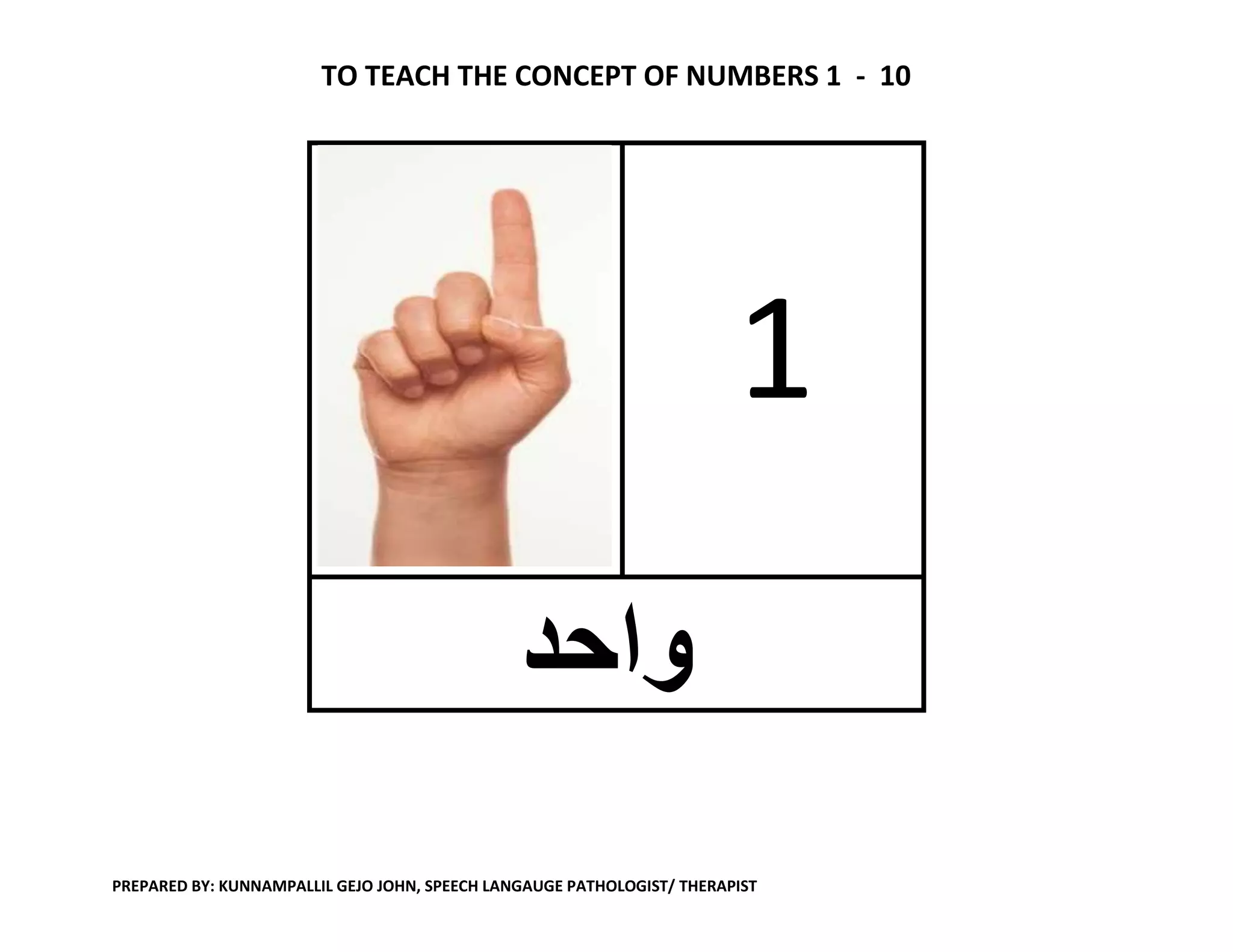 Numbers 1 10 in arabic / How to teach numbers in arabic / How to learn ...