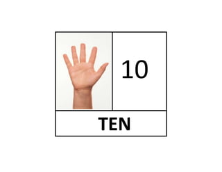 Numbers 1 10 in english / How to teach numbers | PDF