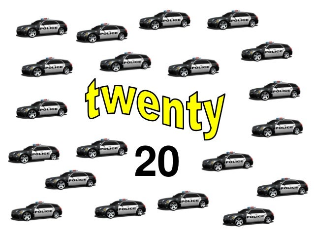 1 -20 Counting Police Cars