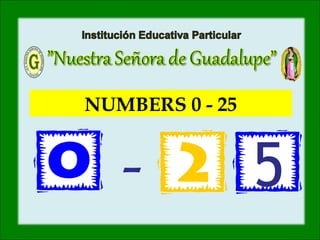 Numbers 1 25 2do | PPT