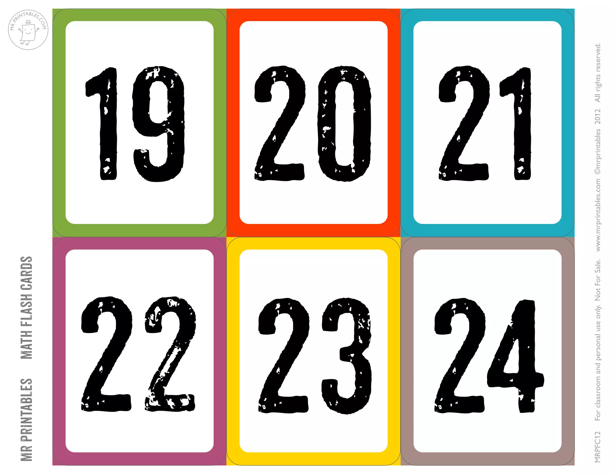 Numbers 1 30 flashcards | PDF