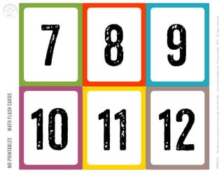 Numbers 1 30 flashcards | PDF