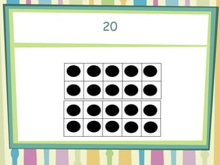 Numbers 10 20 ten frame powerpoint | PPTX