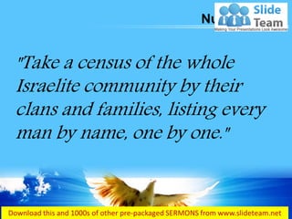 Numbers 1 2 their clans and families power point church sermon | PPT