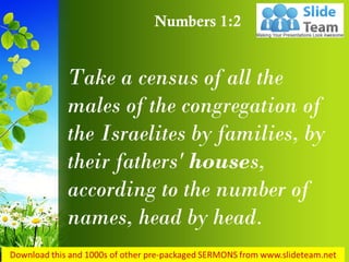 Numbers 1 2 the whole israelite community power point church sermon | PPT