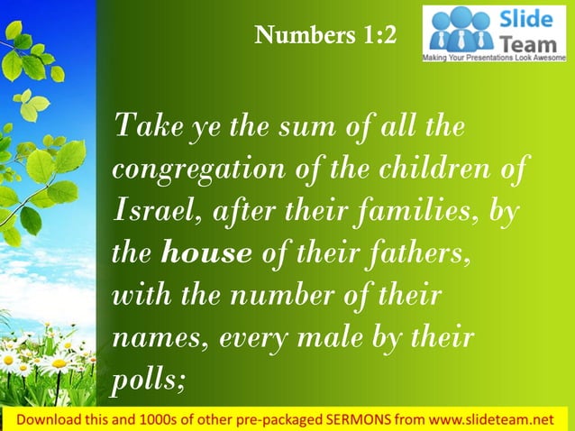 Numbers 1 2 the whole israelite community power point church sermon | PDF