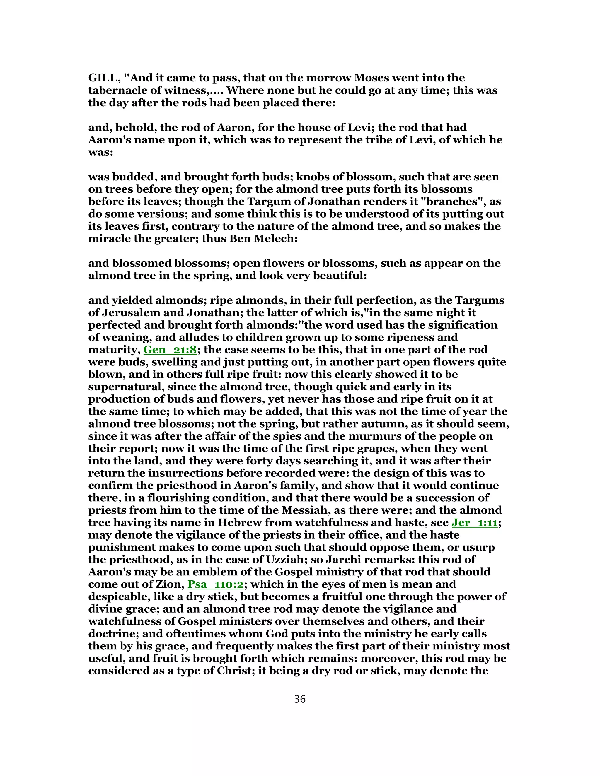 Numbers 17 commentary | PDF